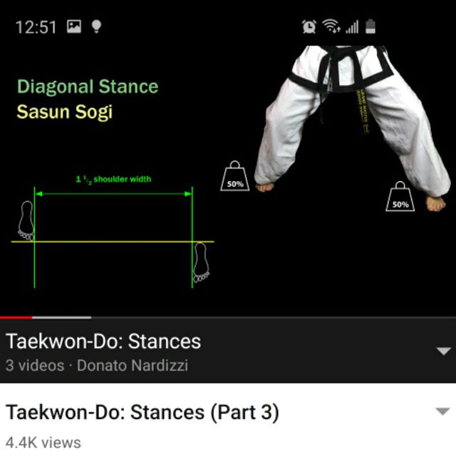 Diagonal Stance • Mo Seogi por Bernadette C. - Ejercicio Cómo hacerlo ...