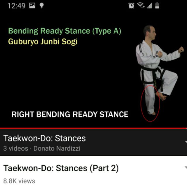 Right Bending Stance • Guburyo Seogi by Bernadette C. - Exercise How-to ...