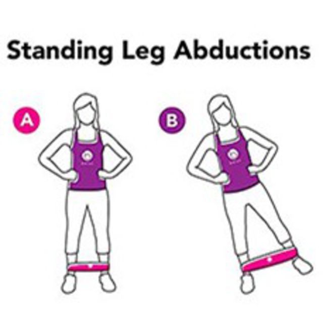 Band Leg Abductions by J D. - Exercise How-to - Skimble