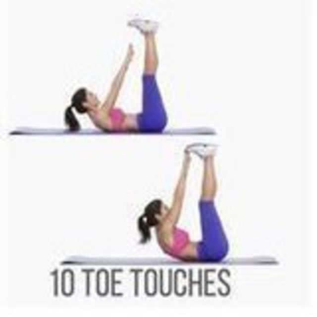 Toe Touches by J D. - Exercise How-to - Skimble Workout Trainer