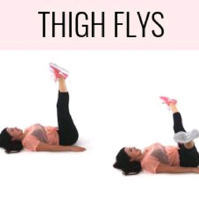 Thigh Flys by Kayla Y. - Exercise How-to - Skimble