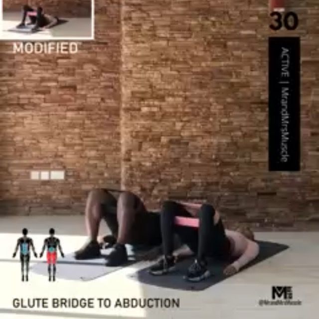 Glute Bridge to Abduction by J D. - Exercise How-to - Skimble