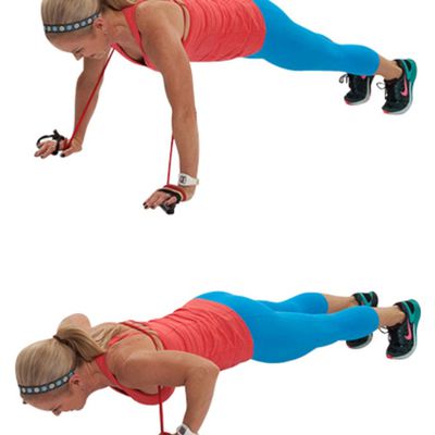 Resistance Band Push Up Silas Eisenback Skimble