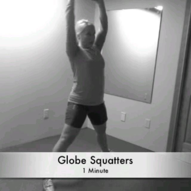 Globe Squat Hop by Adam S. - Exercise How-to - Skimble