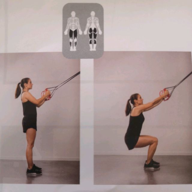 Strap Squats by Shew F. - Exercise How-to - Skimble