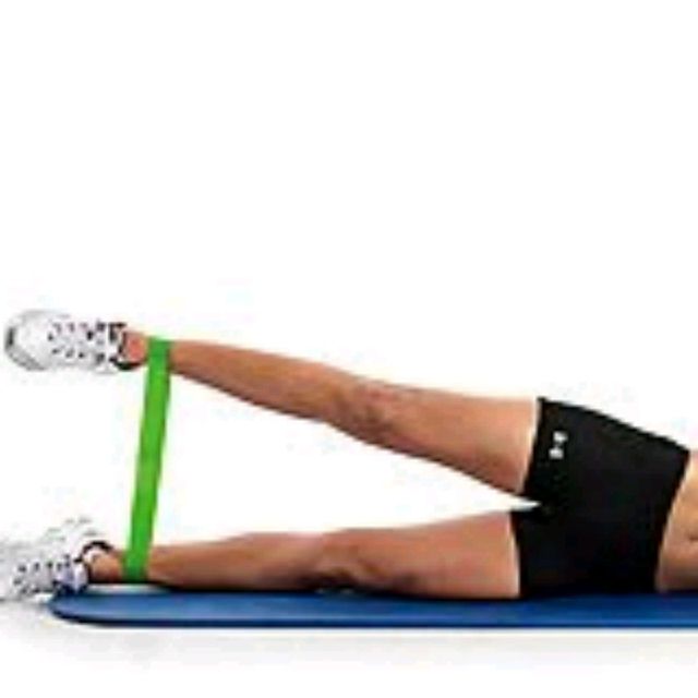 Banded Leg Lifts by Tanya M. - Exercise How-to - Skimble