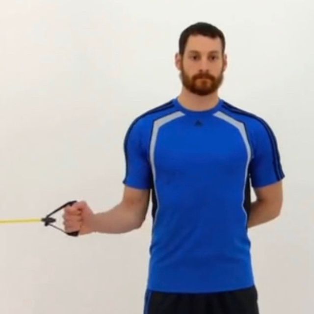 Vasa Seated Right Arm Internal Rotation by Brian Fallon - Exercise How ...