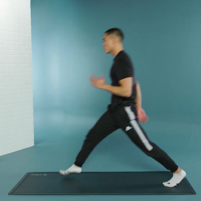 Lunge to Rotation by Brian Fallon - Exercise How-to - Skimble