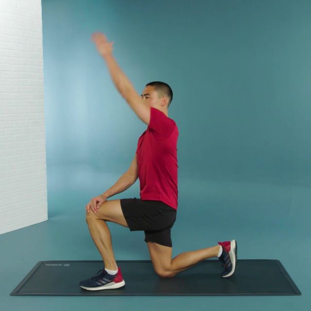 Kneeling Left Arm Windmills by Brian Fallon - Exercise How-to - Skimble