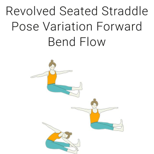 Seated Straddle Flow by 𝔻𝕖𝕤𝕖𝕣𝕥 𝔽𝕠𝕩🦊 🌟 - Exercise How-to - Skimble