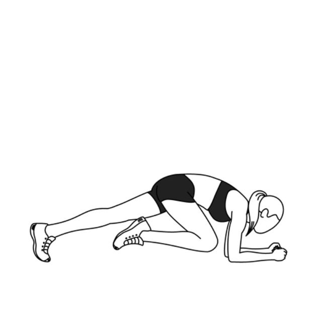 Knee To Elbow Kickback by Fatema Alhaddad - Exercise How-to - Skimble