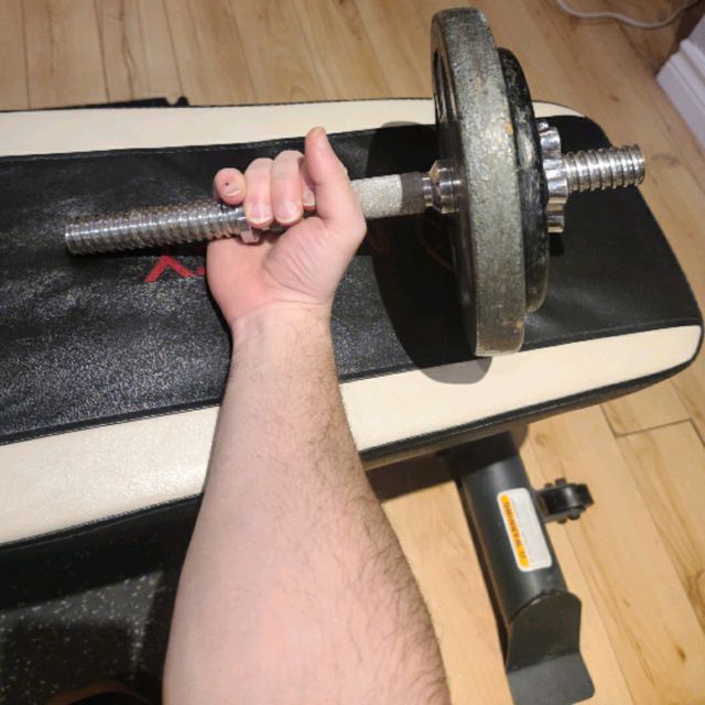 Dumbbell Left Wrist Turn by Odin S. - Exercise How-to - Skimble