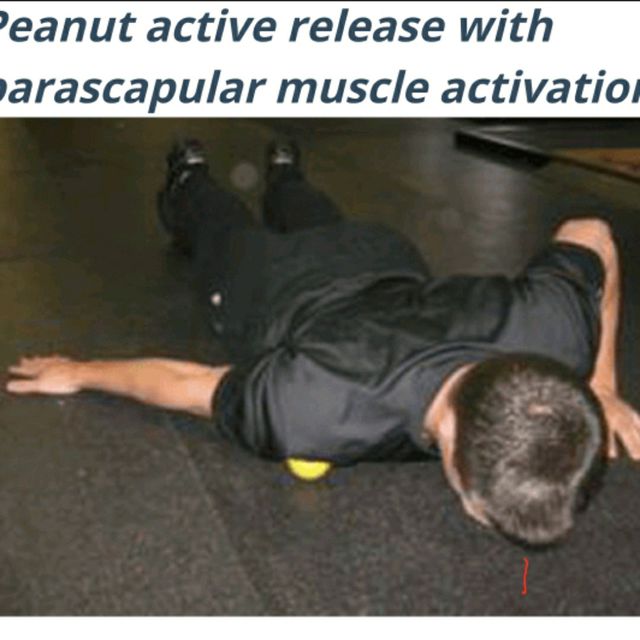 Peanut active release with parascapular muscle activation by Vincent H ...