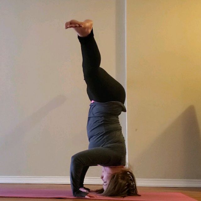 Tripod Headstand Wide Split by Bernadette C. - Exercise How-to - Skimble