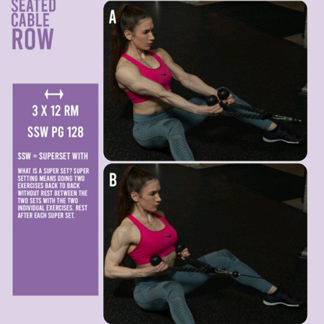 Cable Row by Christina H. - Exercise How-to - Skimble