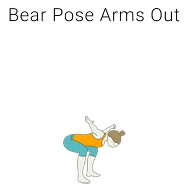 Bear Pose Arms Out by 𝔻𝕖𝕤𝕖𝕣𝕥 𝔽𝕠𝕩🦊 🌟 - Exercise How-to - Skimble
