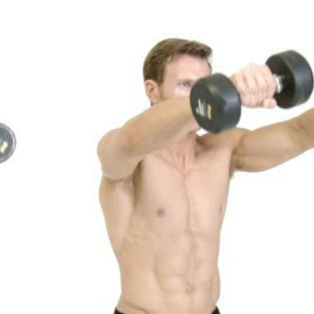 Right Arm Lateral To Front Raise by Odin S. - Exercise How-to - Skimble