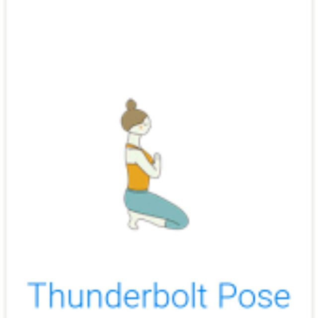 Thunderbolt Pose. by 𝔻𝕖𝕤𝕖𝕣𝕥 𝔽𝕠𝕩🦊 🌟 - Exercise How-to - Skimble