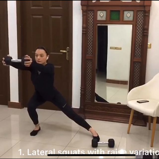 Lateral Squats With Raise Variation by Shaikh Sahab - Exercise How-to ...
