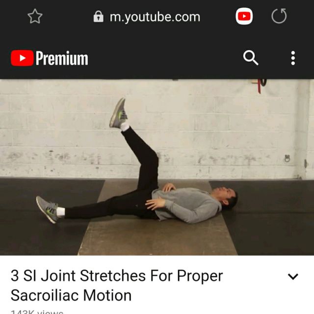SUPINE SI JOINT CYCLING MOBILIZATION by Vincent H. - Exercise How-to ...