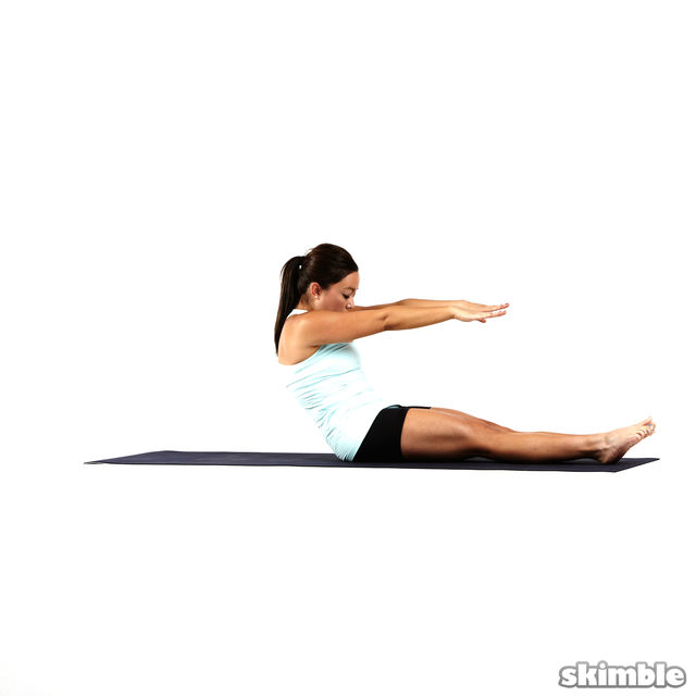 Roll Ups - Exercise How-to - Skimble Workout Trainer
