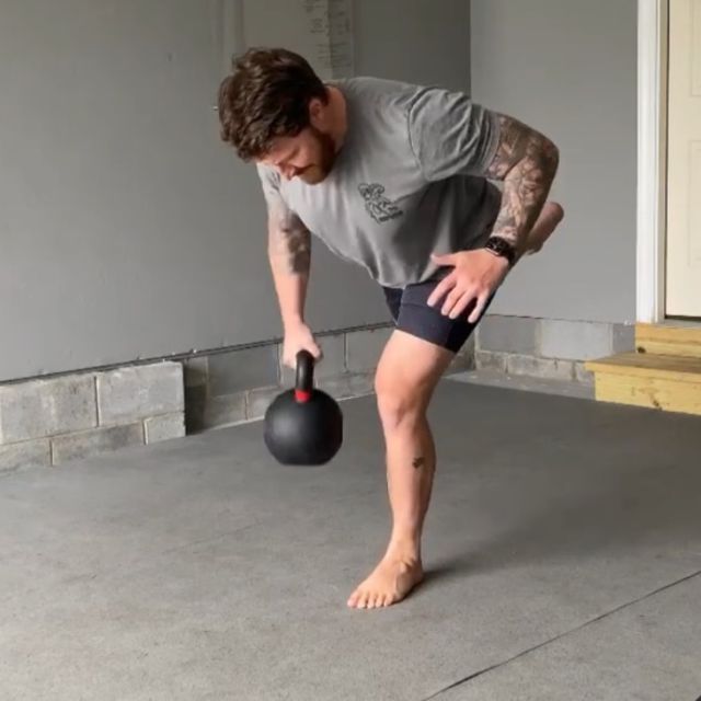 SL Deadlift (aeroplane) by Rushfitness 💪🏽 - Exercise How-to - Skimble