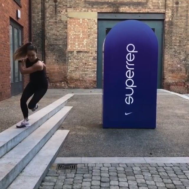 Elevated Lateral Bounds by Rushfitness 💪🏽 - Exercise How-to - Skimble