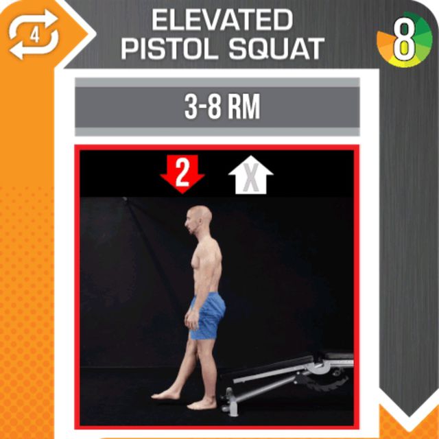 Elevated Pistol Squat (Cali O) by Alex 🌊. - Exercise How-to - Skimble