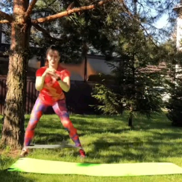 Side steps with band by Tanya P - Exercise How-to - Skimble