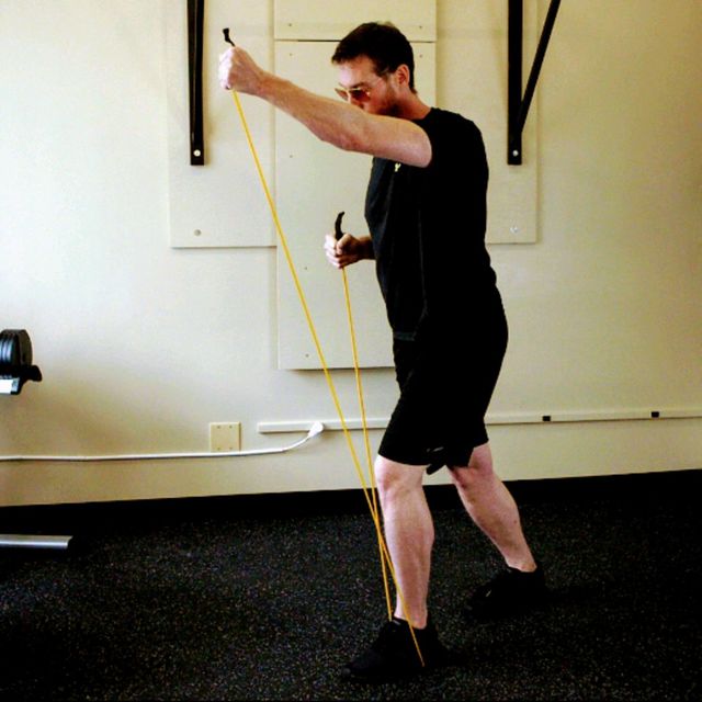 Alternating Band Punch by Patrick9 Morrisey - Exercise How-to - Skimble