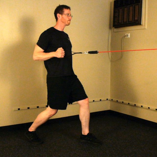 Right Arm Band Row, Staggered Stance by Patrick9 Morrisey - Exercise ...