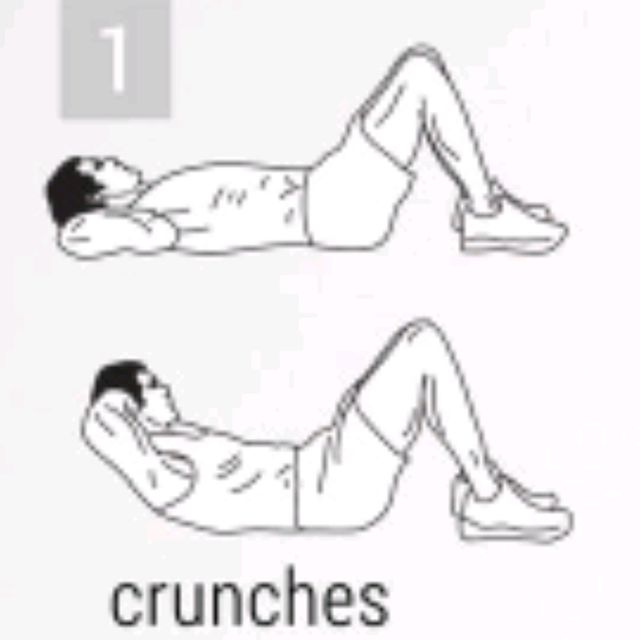 Crunch Crunch by Maria H. - Exercise How-to - Skimble