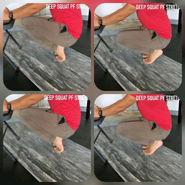 Deep Squat PF Stretch by Tanya P - Exercise How-to - Skimble