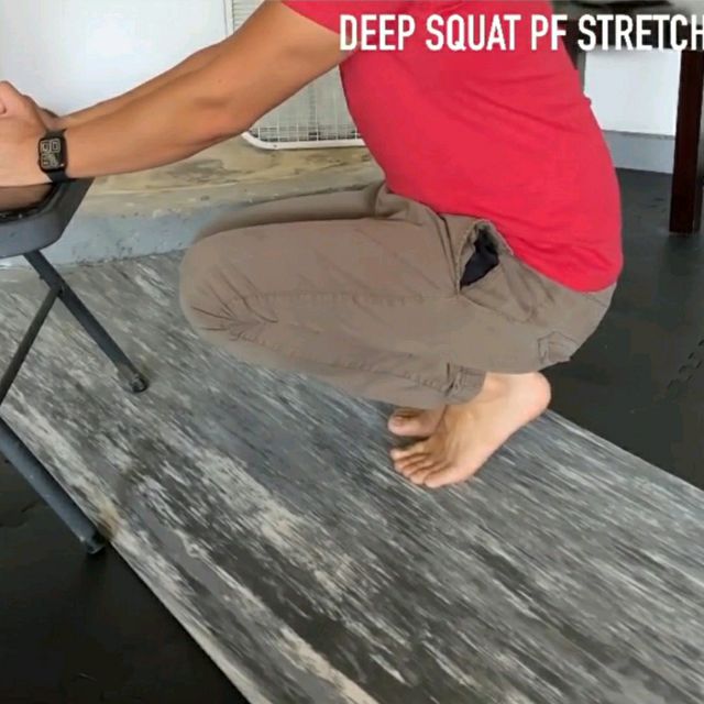 Deep Squat PF Stretch by Tanya P - Exercise How-to - Skimble