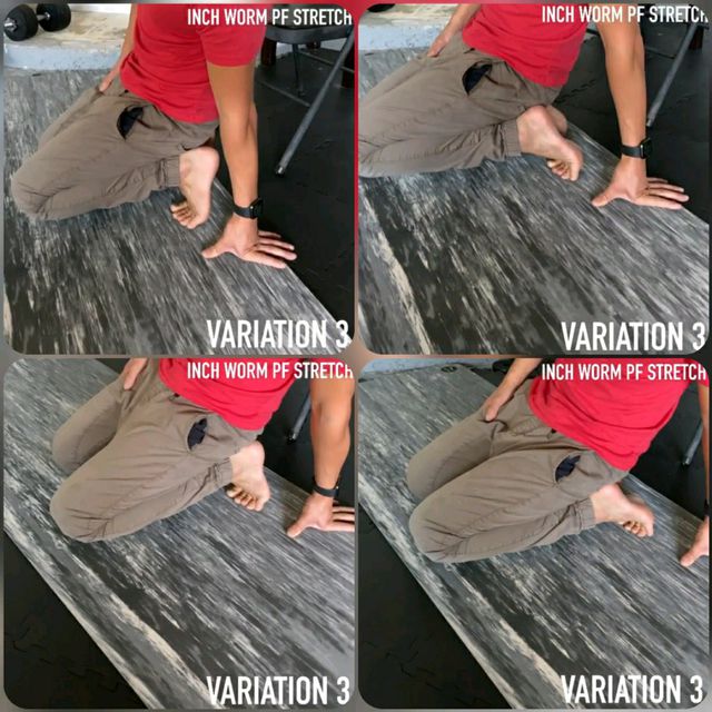 Inch Worm PF Stretch by Tanya P - Exercise How-to - Skimble
