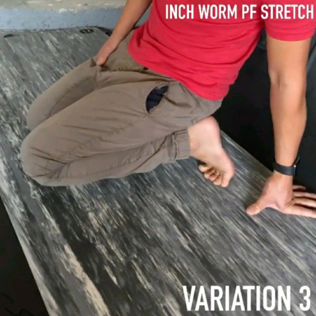Inch Worm PF Stretch by Tanya P - Exercise How-to - Skimble