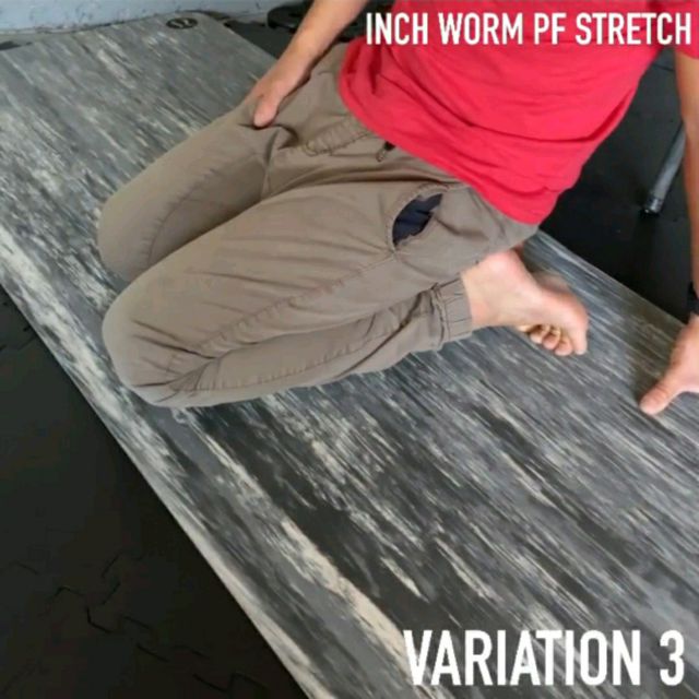 Inch Worm PF Stretch by Tanya P - Exercise How-to - Skimble
