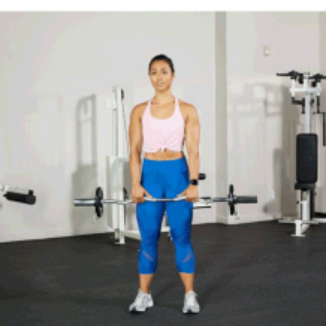 Upright Row With Bar by Odin S. - Exercise How-to - Skimble