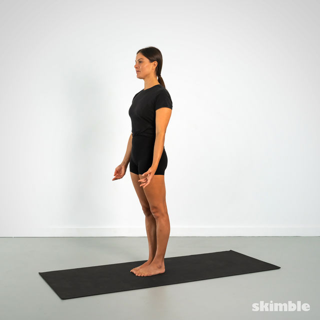 Right Warrior 3 with Eagle Arms - Exercise How-to - Skimble