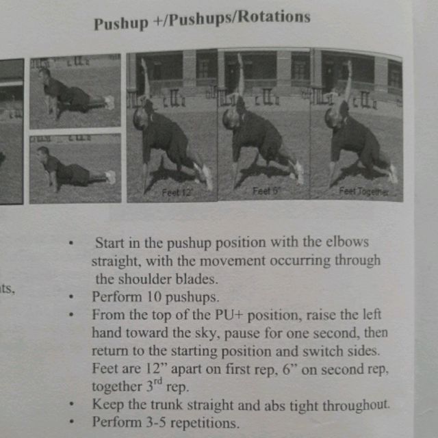 Push Up + Push Up/Rotations by Laurens Linthout - Exercise How-to - Skimble