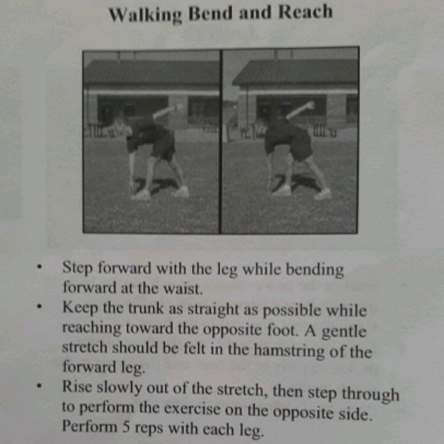 Walking Bend and Reach by Laurens Linthout - Exercise How-to - Skimble