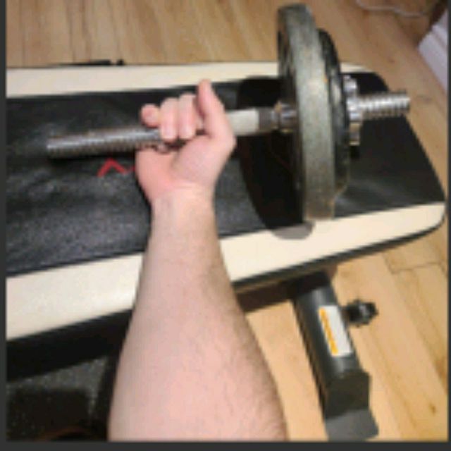 Dumbbell Right Wrist Turn by Odin S. - Exercise How-to - Skimble