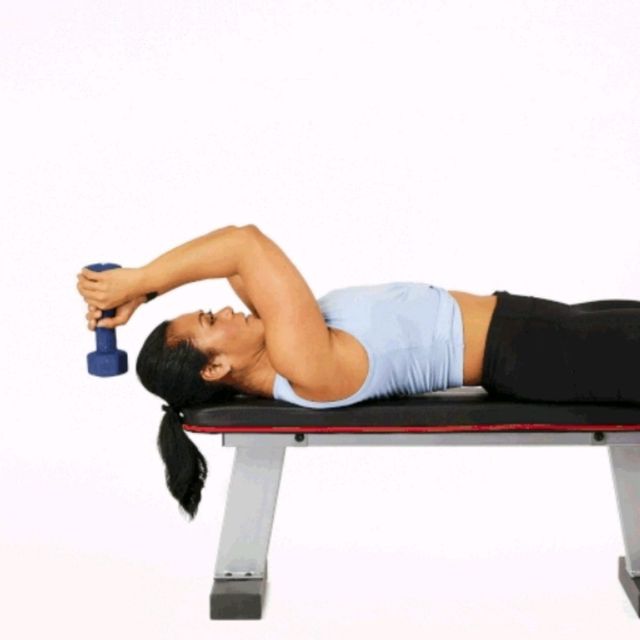 Skullcrusher Tricep Press by Kim G. - Exercise How-to - Skimble