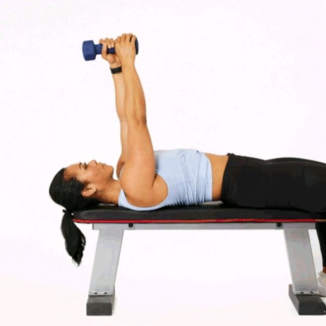 Skullcrusher Tricep Press by Kim G. - Exercise How-to - Skimble