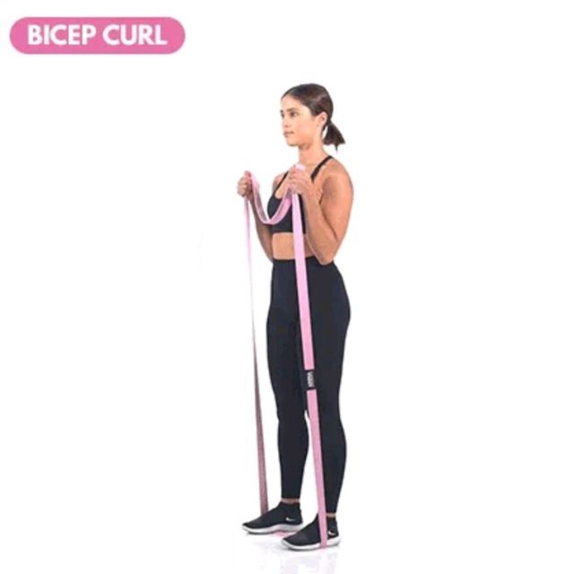Body Band Bicep Curl by Tanya M. - Exercise How-to - Skimble