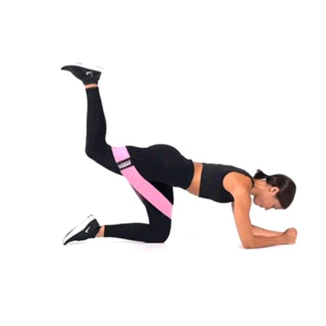 Donkey Kick + Extend(On Elbows) by Tanya M. - Exercise How-to - Skimble