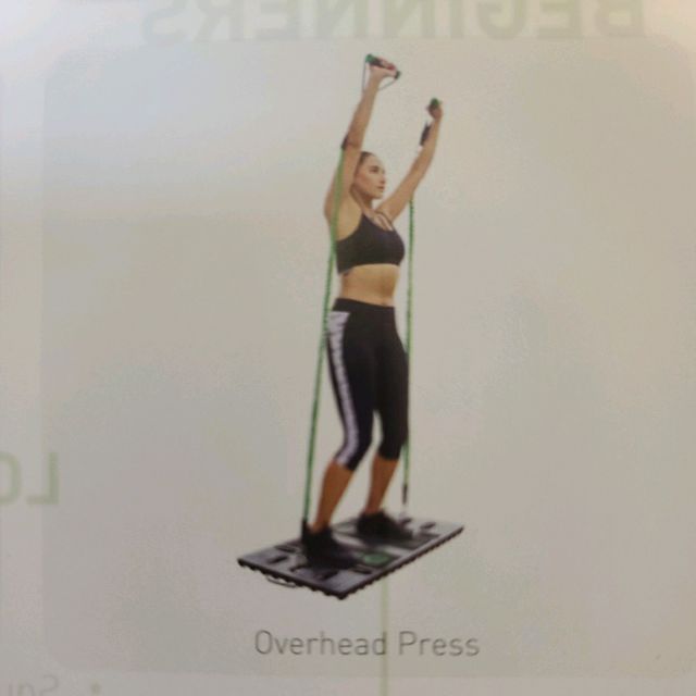 Overhead Press - Resistance Band by Paul Woody - Exercise How-to - Skimble