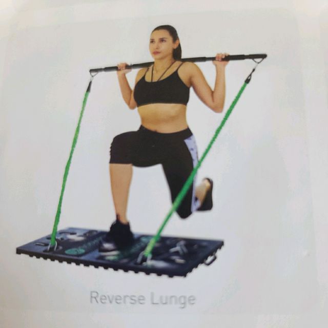 Reverse Lunge (Left Leg) - Resistance Band by Paul W. - Exercise How-to ...