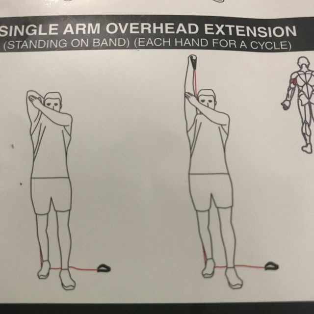 Single Arm Over Head Extension by Mz Coffee - Exercise How-to - Skimble