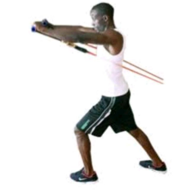 Band Chest Press by Fawwaz Sathaar - Exercise How-to - Skimble